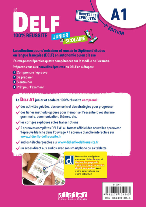 Delf A1 100% reussite scolaire et junior + Onprint > Didier